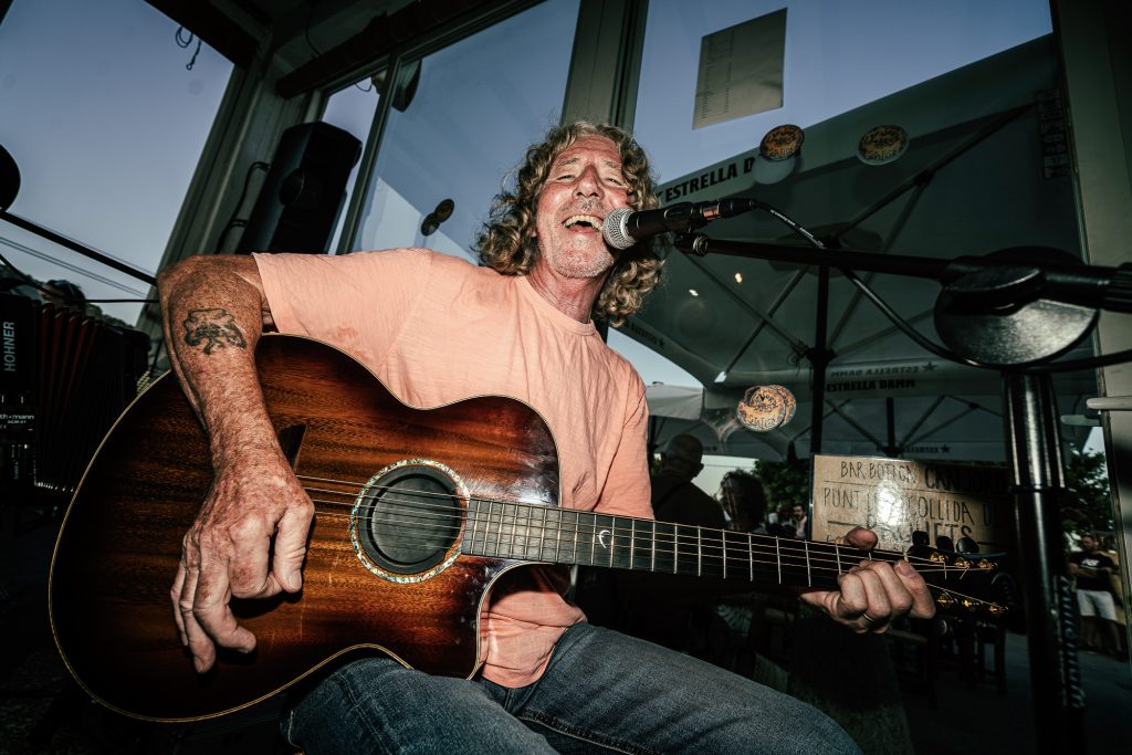 La voz de Seán Mackey, en Can Jordi Blues Station - Sant Josep és música